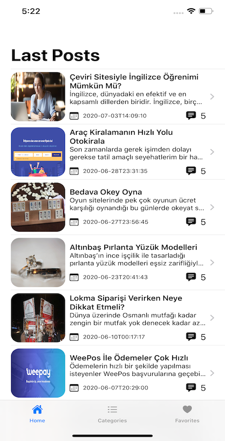 WordpressApp - SwiftUI 2.0 Effects - Easy Customization! by BirkanLabs